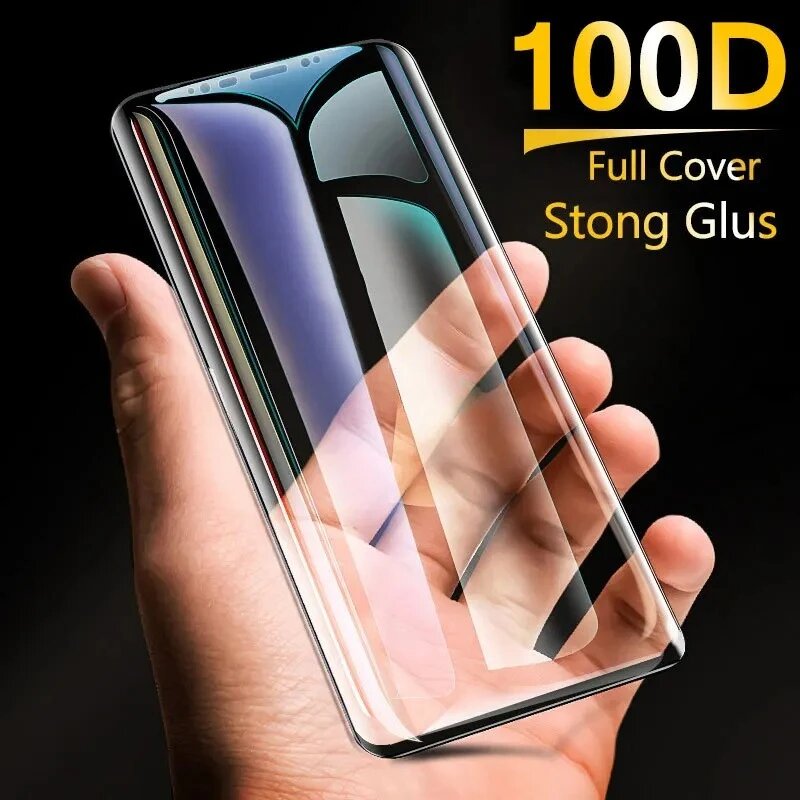 Полностью изогнутое закаленное стекло для Samsung Galaxy S8 S9 Plus Note 9 8, For Samsung S9 plus