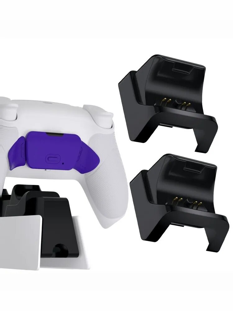 Чёрная подставка-удлинитель RiseDock Kit для зарядной док-станции контроллера PS5