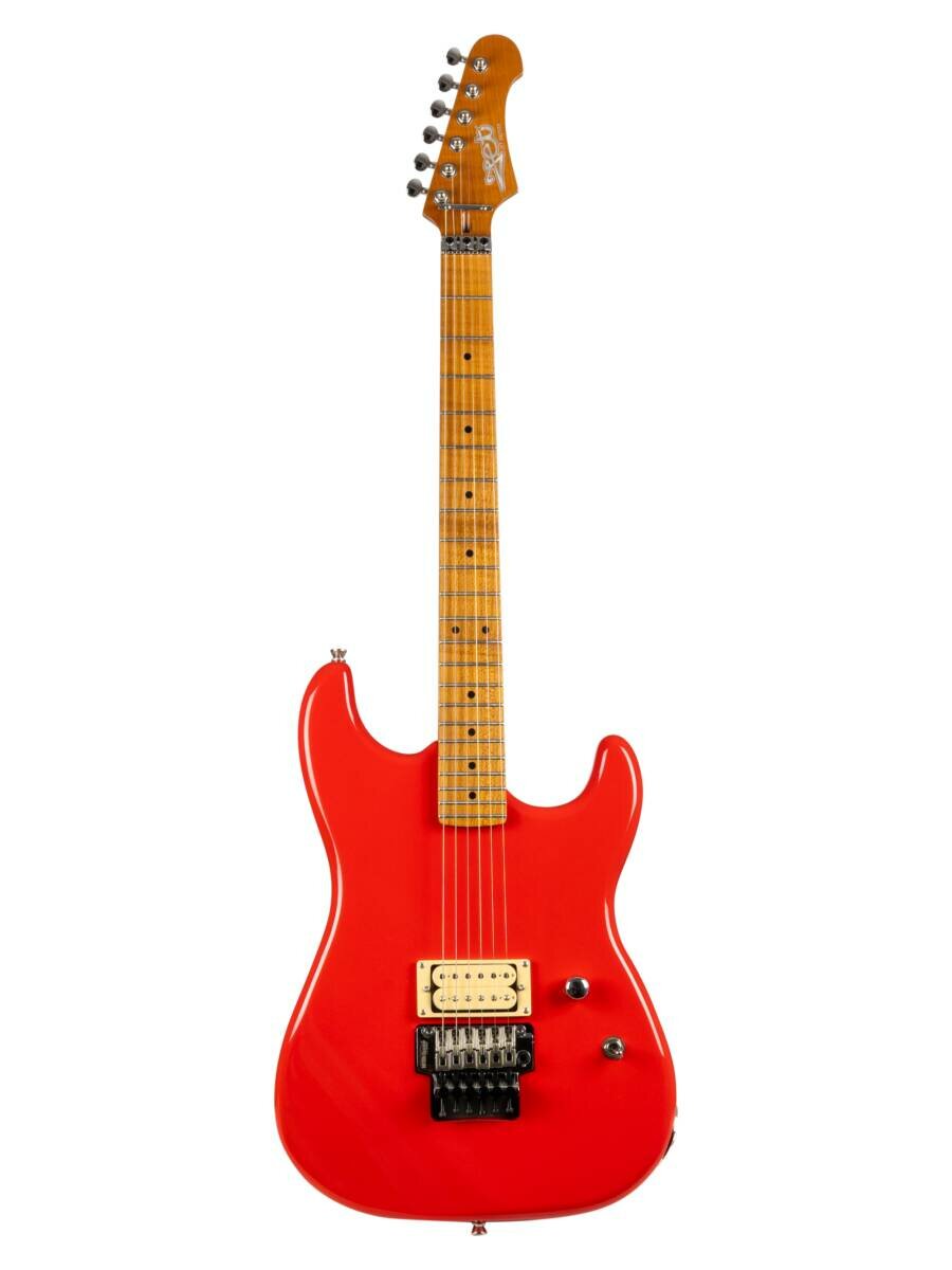 Электрогитара JET JS-700 RD H, Stratocaster, корпус тополь запеченный, 22 лада, H, 1V