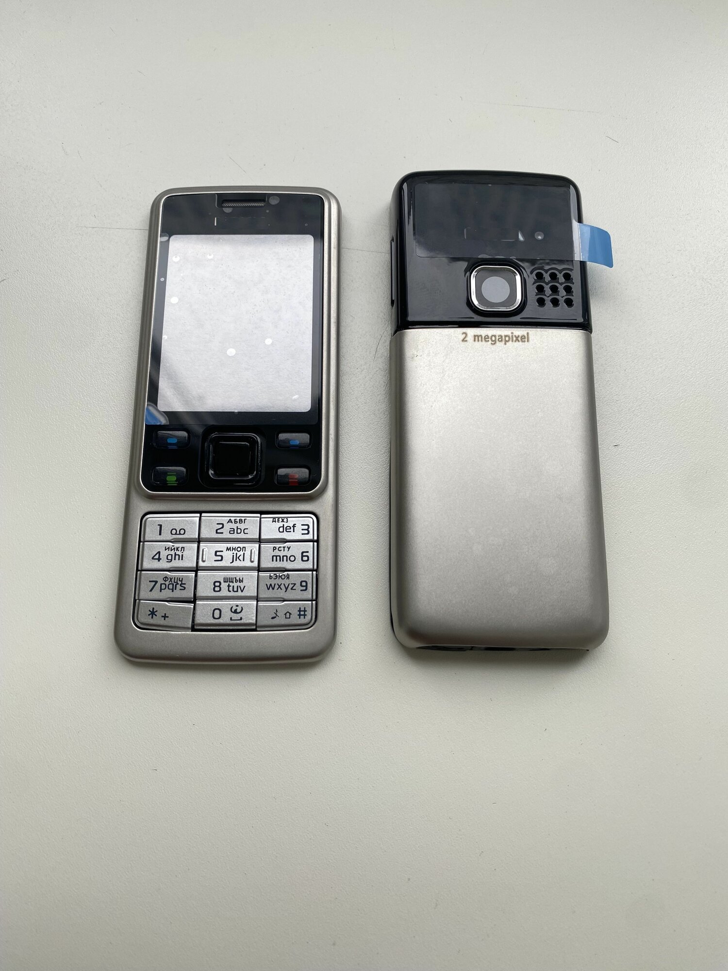 Корпус для Nokia 6300, серебристый