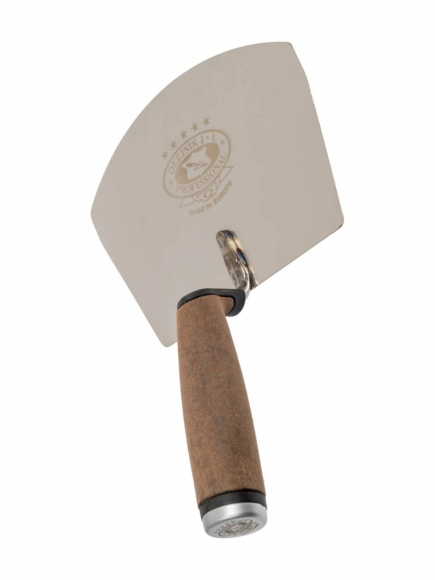 Шпатель для забора смеси с ручкой алькантара Olejnik Alcantara 125120-L (150мм)