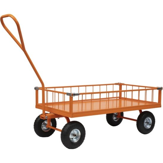 Тележка платформенная Gigant с поворотной осью, усиленная 700x1200x300 ТППО-003