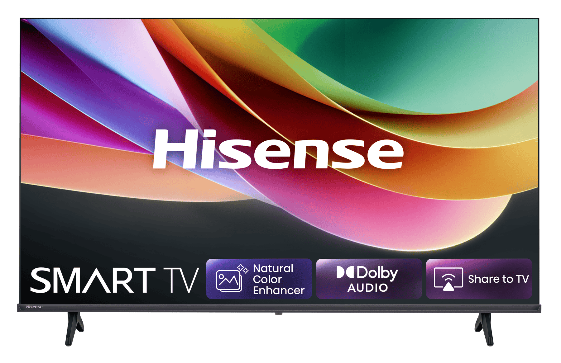 40" Телевизор HISENSE 40A4S DLED, Full HD (1920x1080), частота обновления 60 Гц, поддержка Smart TV