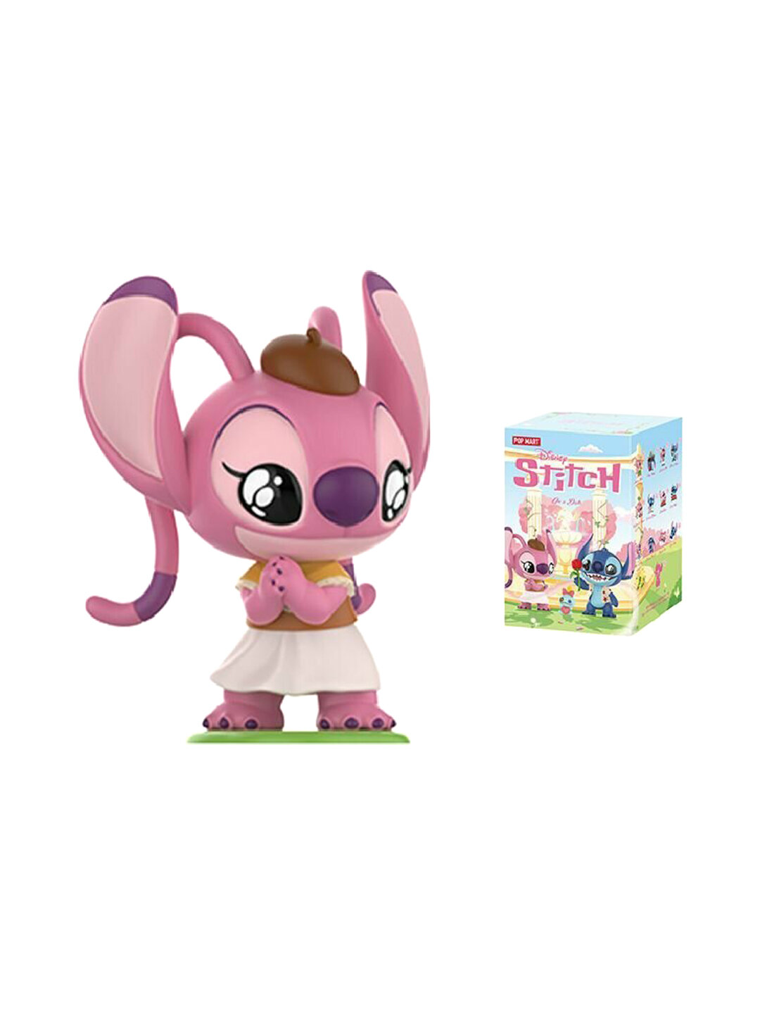 POP MART Stitch Disney Playful Date Collection Blind Box Products Single Mystery Box/Full Box 12 Pcs NoSize