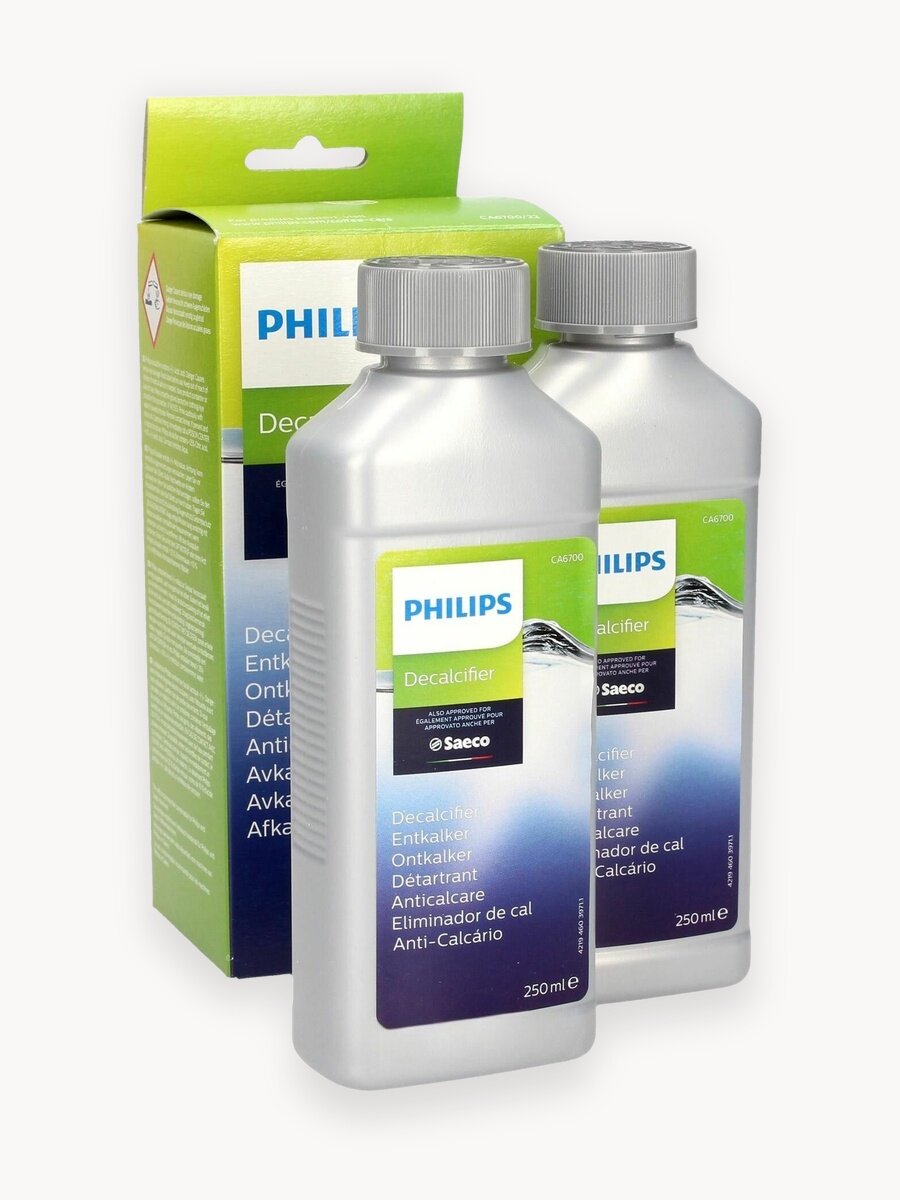 Средство для очистки от накипи CA6700/22 для кофемашин Philips-Saeco 2x250ml