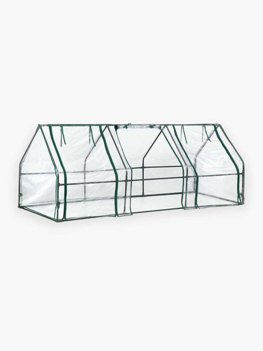 Парник MAXITERRA, 270x92x92 см, каркас из металлических трубок, ПВХ покрытие