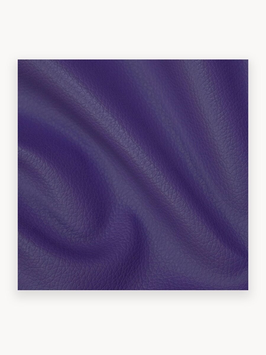 Экокожа для мебели и авто 140х100см, цвет фиолетовый , кожзам отрез 1 метр