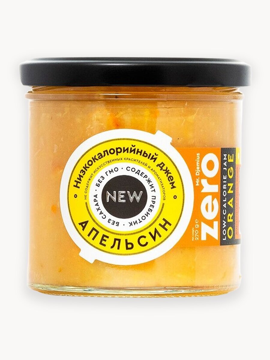 Низкокалорийный джем без сахара Mr.DjemiusZERO "Апельсин" 270г