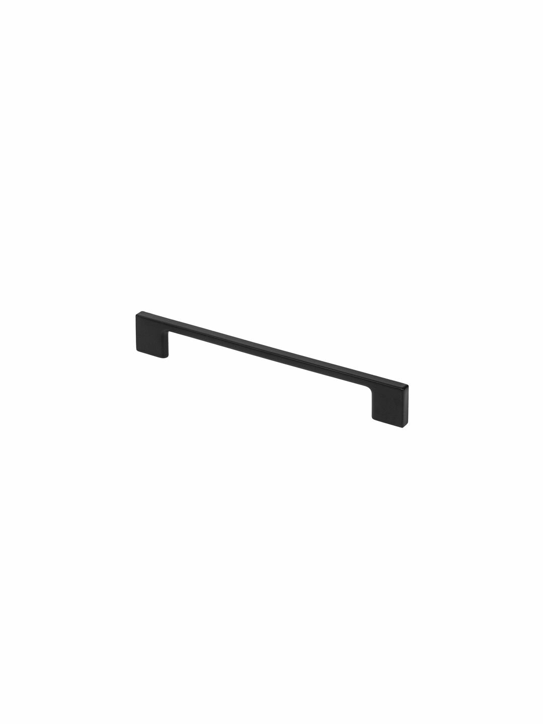 Ручка мебельная скоба металлическая AKS "AK705" 128, черный матовый