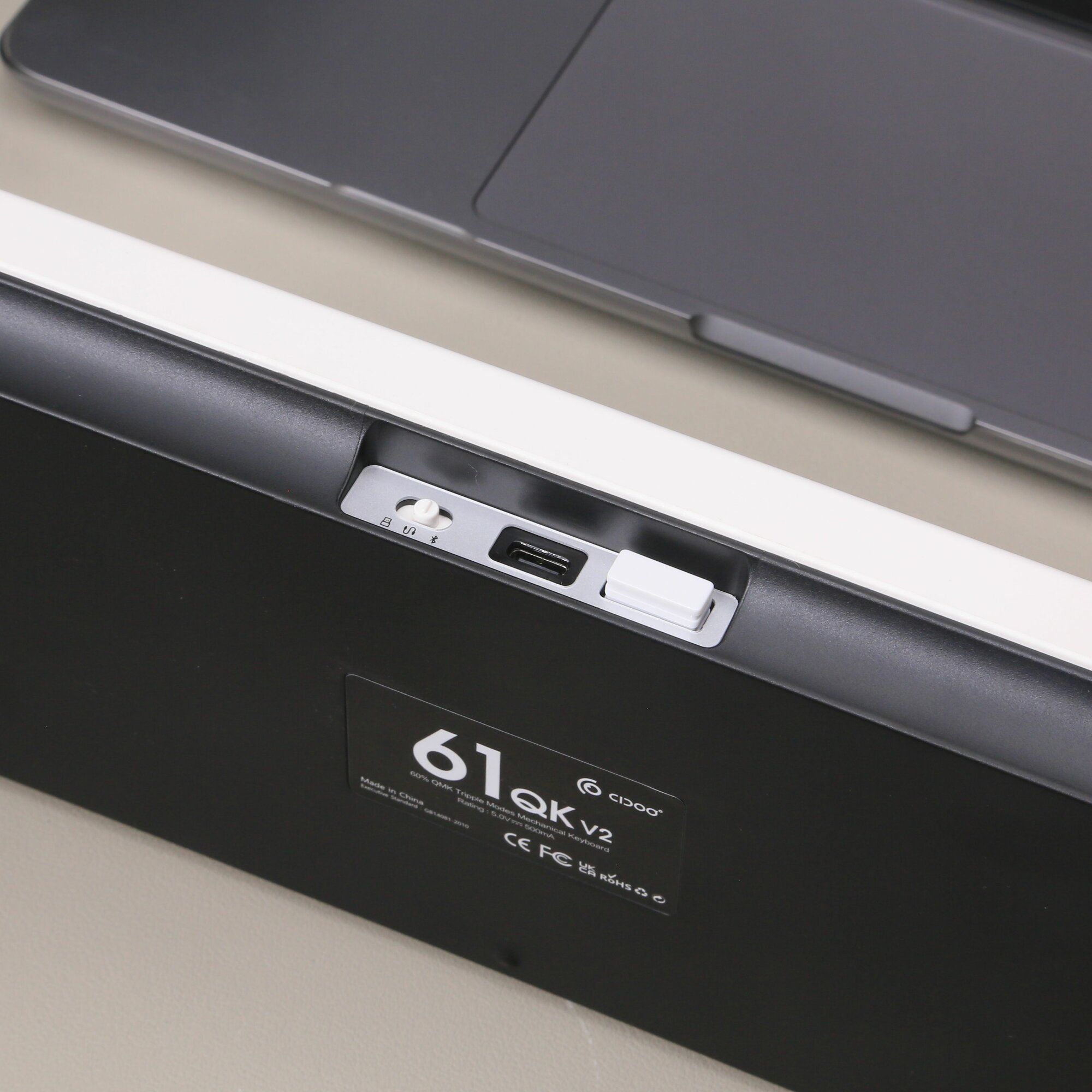 Игровая механическая клавиатура Cidoo QK61 V2 (white)