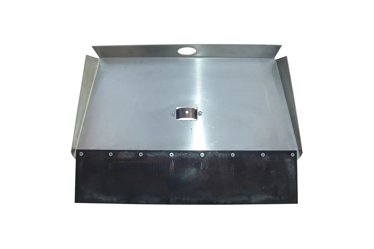 RUSСАД лопата-движок 500x320x2 мм алюм. 3-х бортная накладка 12 см сталь 65Г 7698