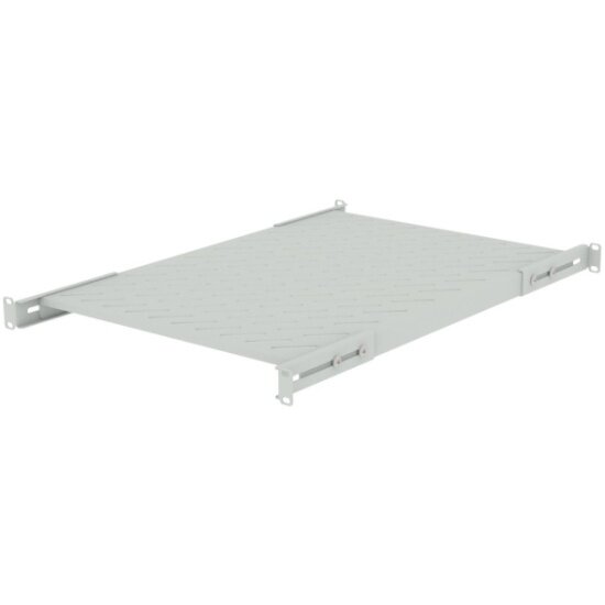 Полка стационарная Filum 19" универсальная 1U, глубина 620 мм, серая