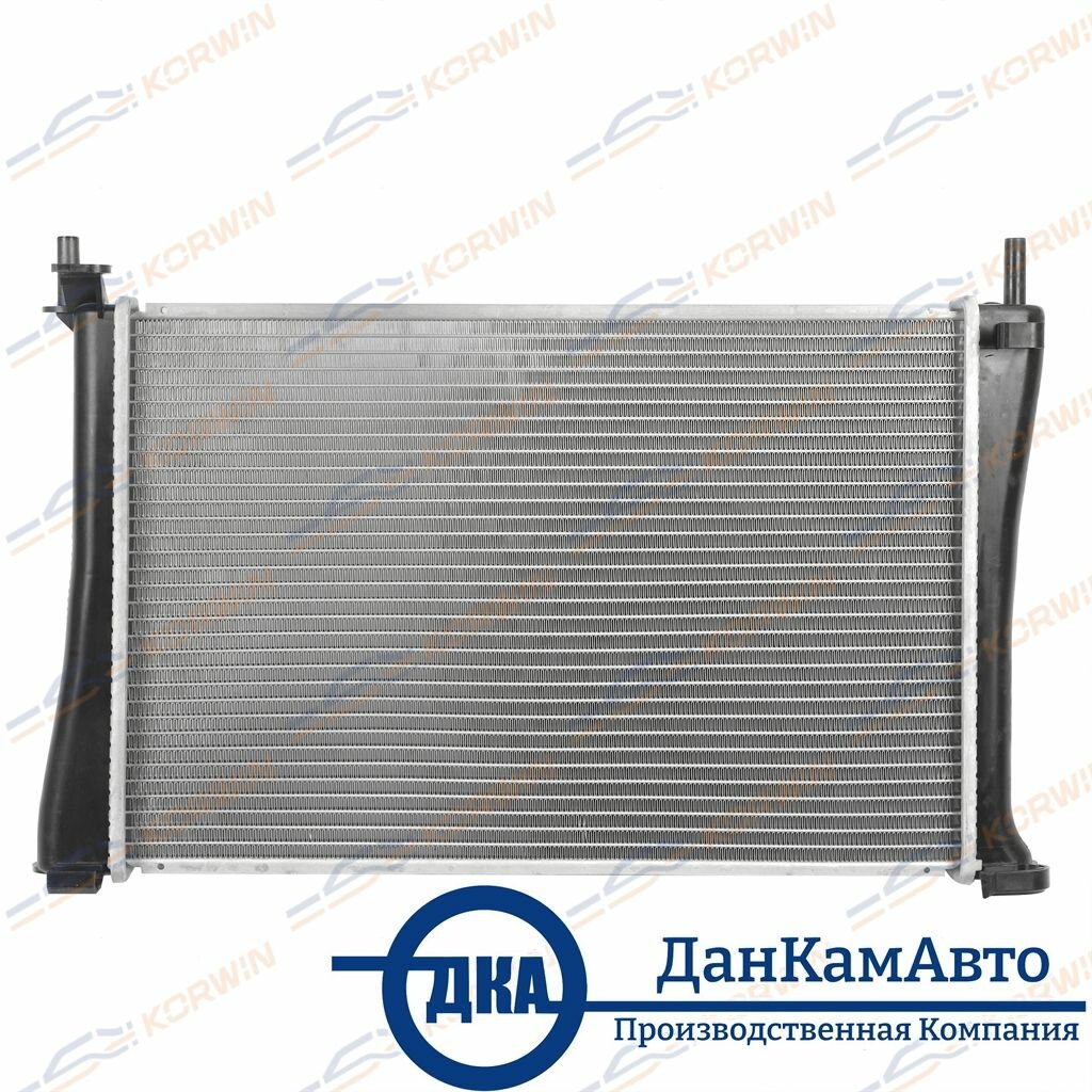 Радиатор охлаждения Ford Fusion/Fiesta (01-) 1.2-1.6 паяный