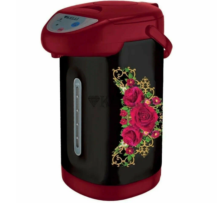 KELLI KL-1484, Термопот 4,5л, 1100Вт, корпус пластик, колба из нержавеющей стали