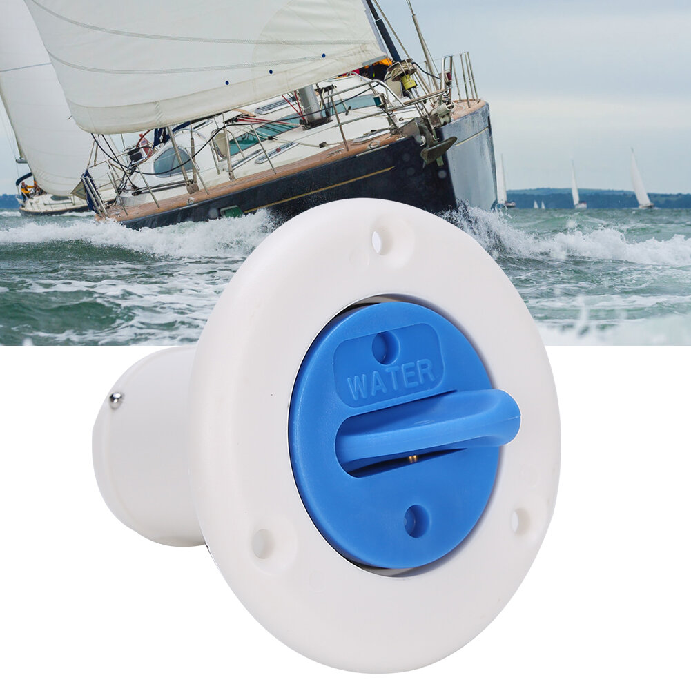 Крышка заливной горловины для воды на палубе, фланец для шланга 1‑1/2 дюйма, аксессуар для яхты, катера, автофургона