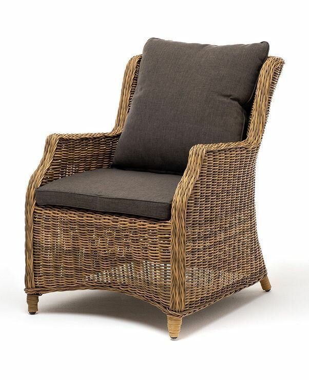 Плетеный стул из искусственного ротанга 4sis Неаполь Соломенный