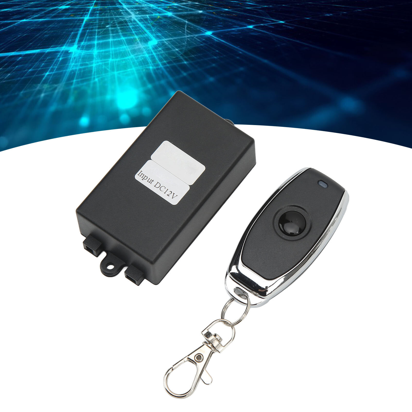 Мгновенный переключатель дистанционного управления, одна кнопка, высокочувствительный беспроводной пульт дистанционного управления с реле 7A 12V