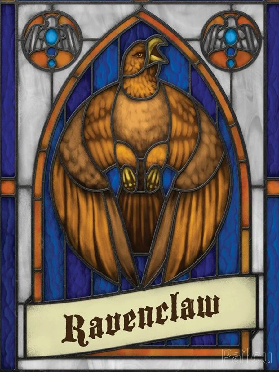 Алмазная мозаика на подрамнике "Гарри Поттер" круглые бриллианты 40х50см