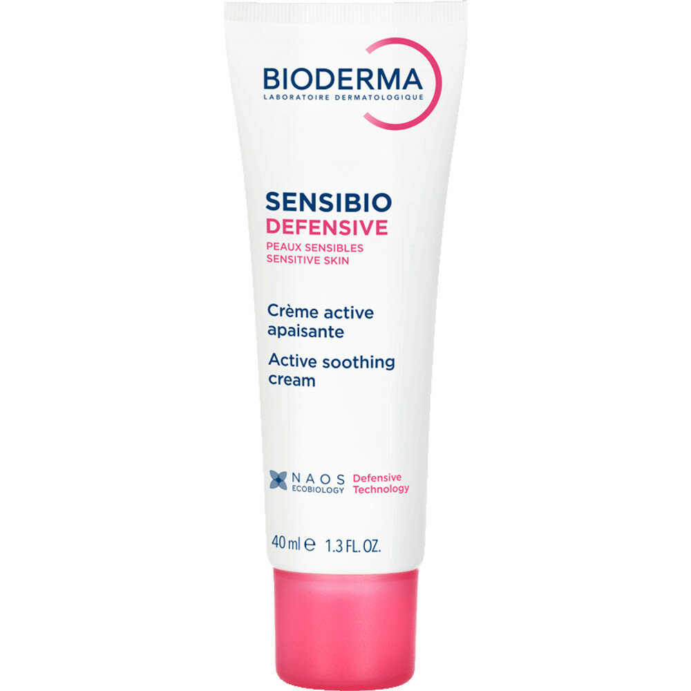 Bioderma Sensibio Defensive Крем легкий увлажняющий для чувствительной кожи лица 40 мл