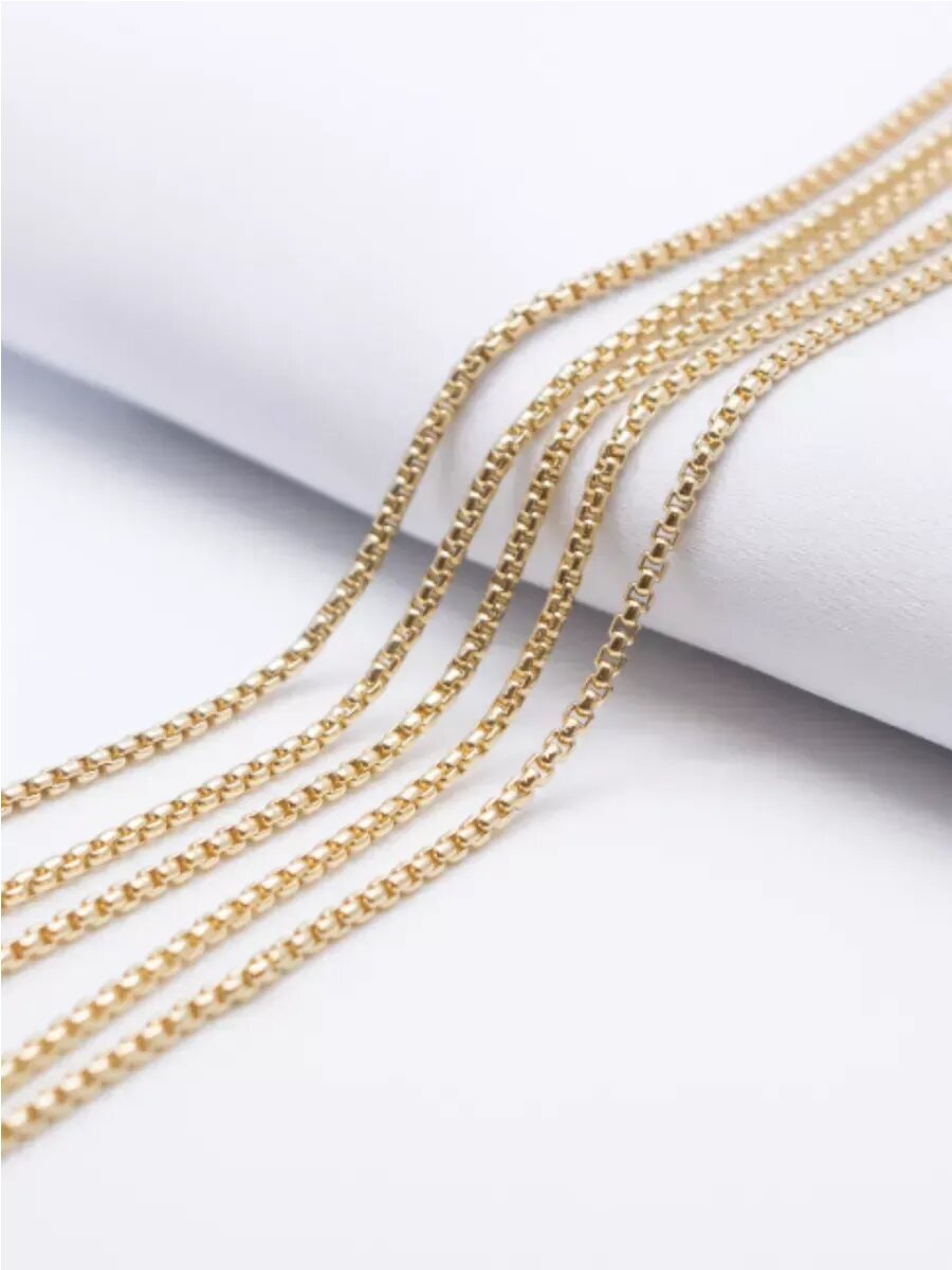 8382/2 Позолоченная цепочка для креативной люстры тренд 2 м