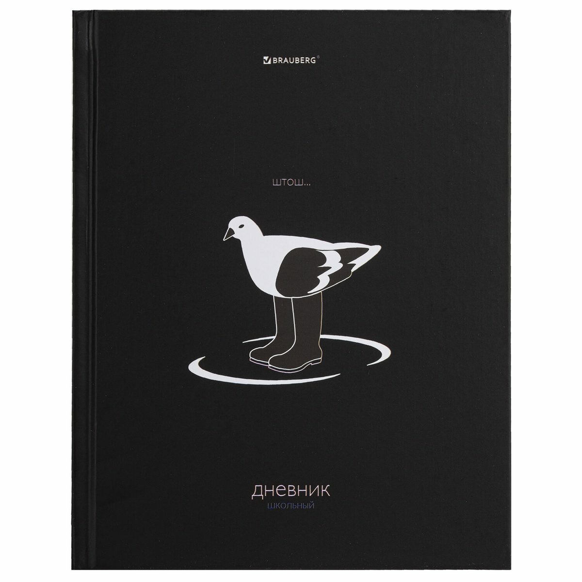 Дневник школьный для старших классов Brauberg "Штош", 48 листов, твердая обложка, справка (107190)