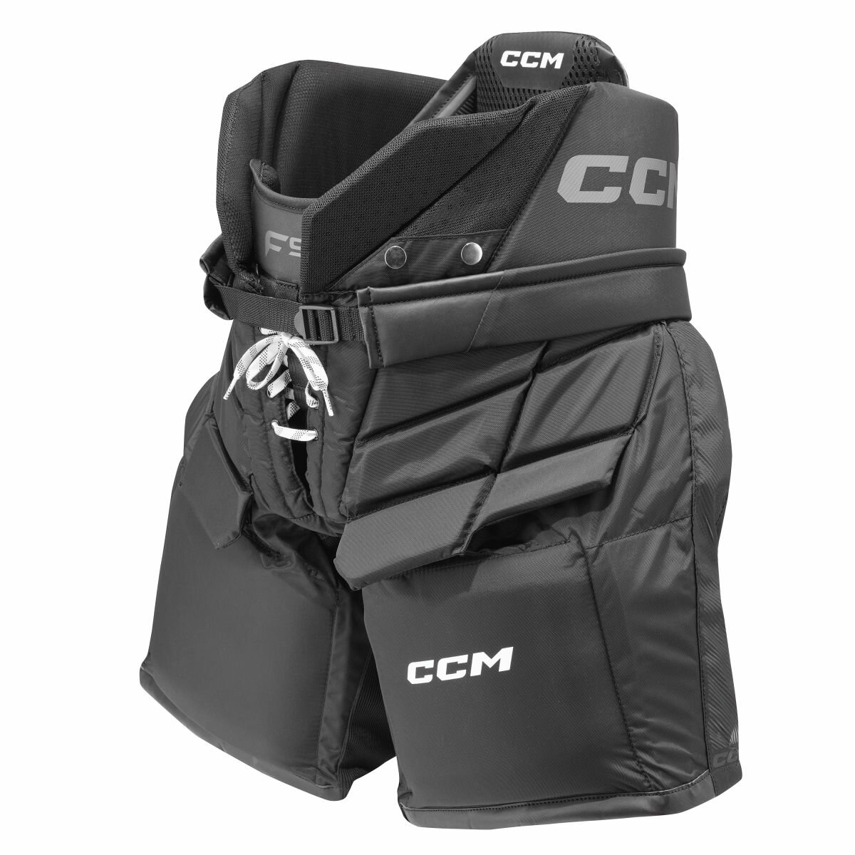 Трусы вратарские хоккейные CCM F9 Int, р-р L, черный (подростковые)