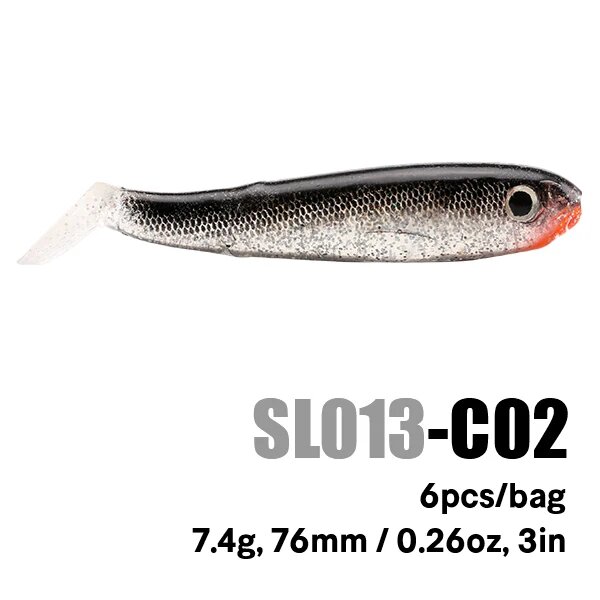 Мягкая приманка SeaKnight SL013-C02, 7.4г, 3"