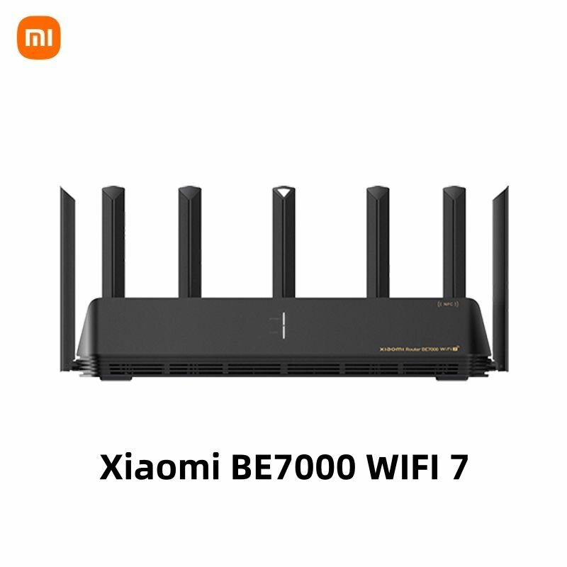 Умные Роутер Xiaomi Mi BE7000 Qualcomm Quad-Core CPU A73 WI-FI 7 4K QAM Mesh(Xiaomi easy connect Mihome APP)китайская версия, Белый