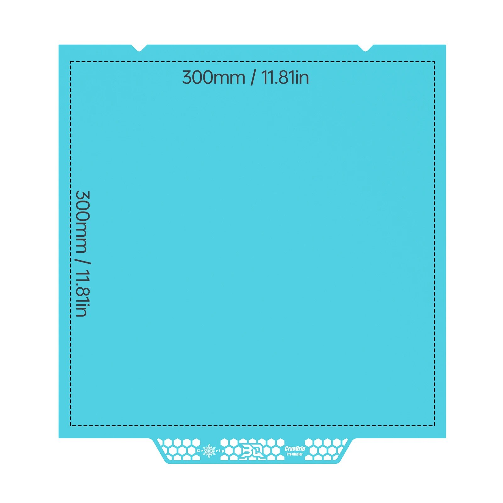 BIQU Panda Build Plate CryoGrip Pro для BambuLab 2ps, K1Max Ender3 V3Plus