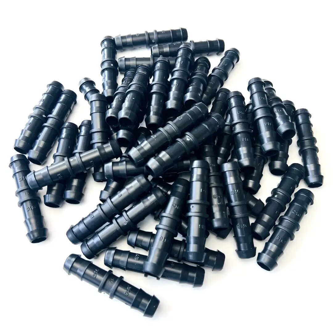 Соединитель для ПНД трубки Boutte 16 мм 50 шт