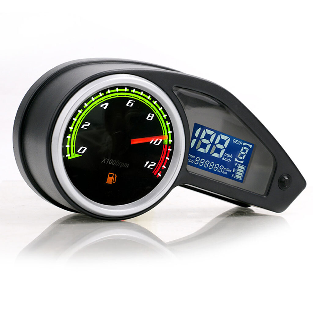 Easy установка мотоцикла Water Water Digital Speedometer Meter для большинства