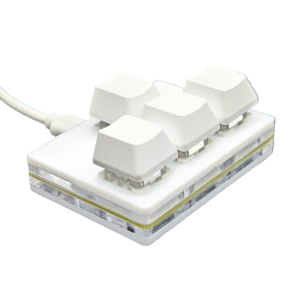 Мини механическая клавиатура со стрелками, проводные пользовательские сочетания клавиш - синий переключатель