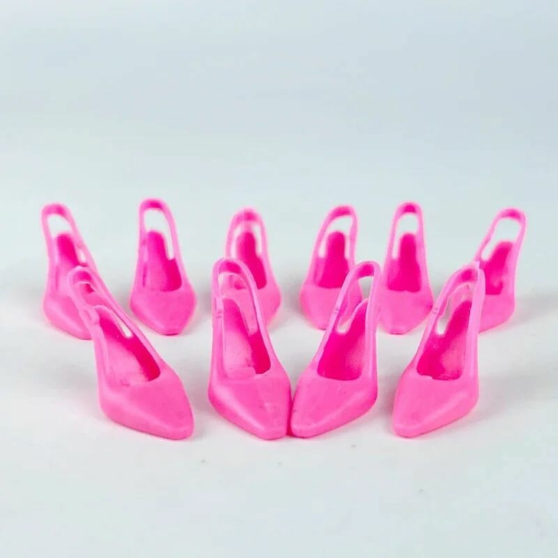 5 пар/лот туфель на высоком каблуке для Barbie кукол барби