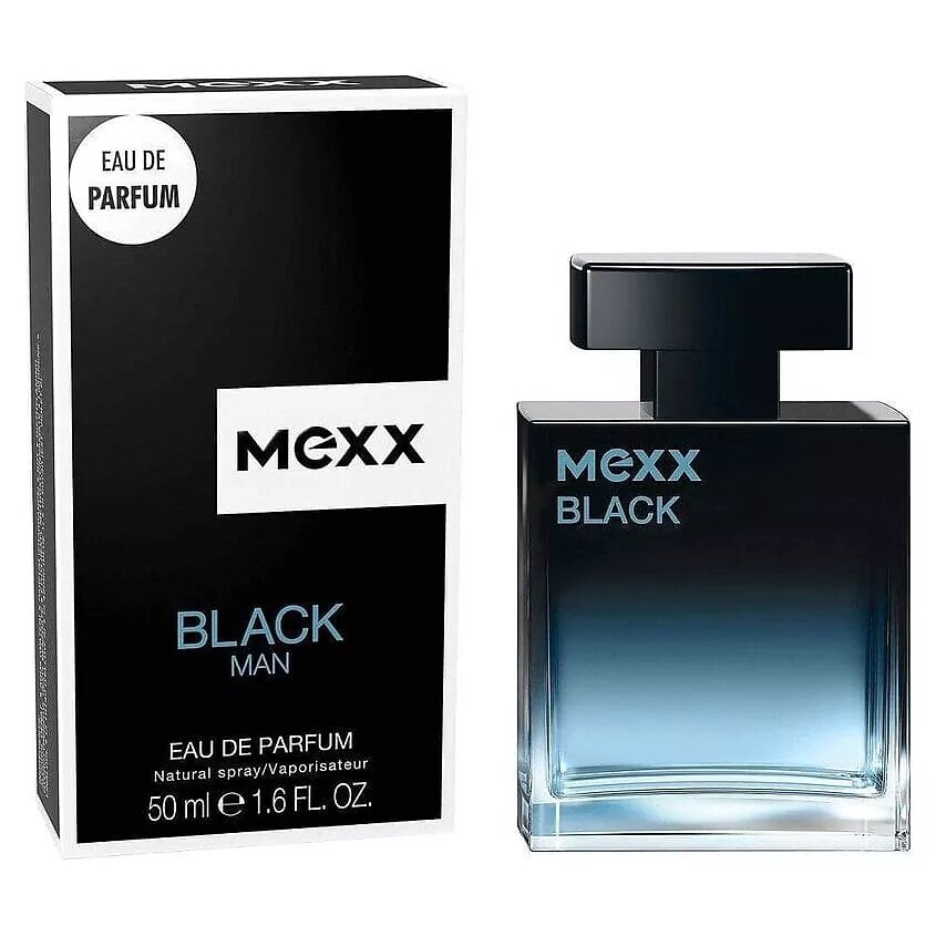 Парфюмерная вода Mexx Black Man, древесный шипровый аромат, 50ml