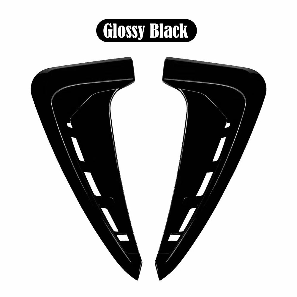 2 шт. автомобильная крышка вентиляционного отверстия, накладка на переднее крыло, решетка, крылья для BMW X5 F15 2014-2018 M, спортивная наклейка, тюнинг, боковые жабры в виде акулы Glossy Black