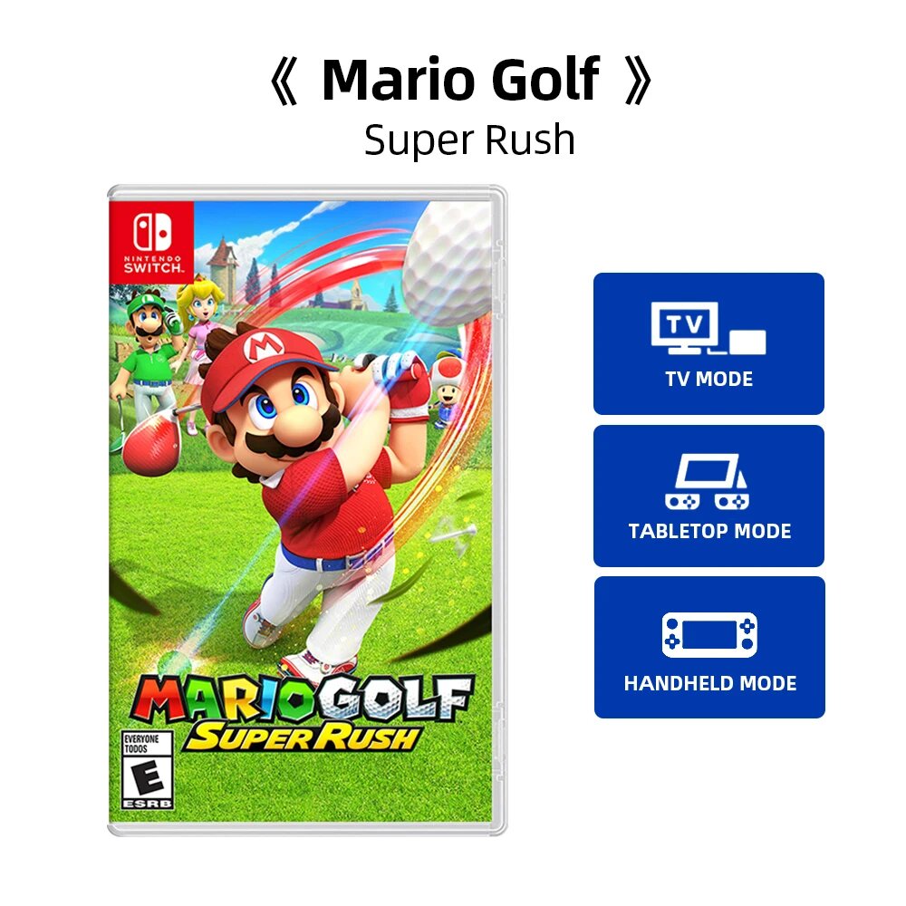 Nintendo Switch Mario Golf: Super Rush Физический картридж