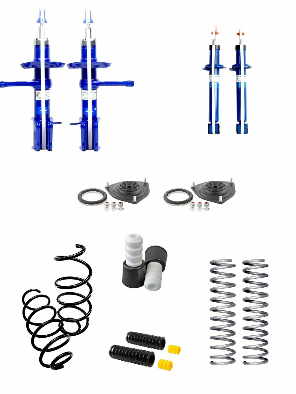 Полный комплект стоек DEMFI ваз Приора 2170 "комфорт"