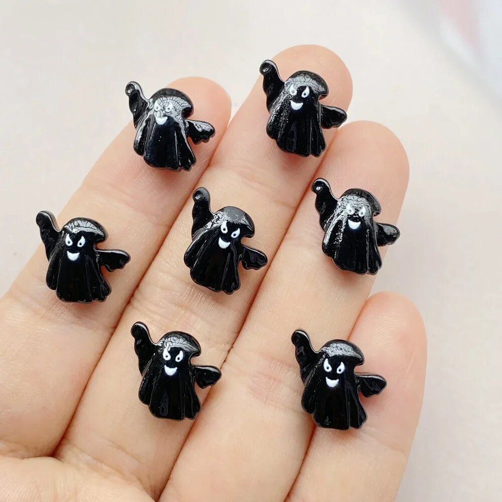 20 шт. мини фигурки летучие мыши, тыква, череп, призрак, кот Черный, R