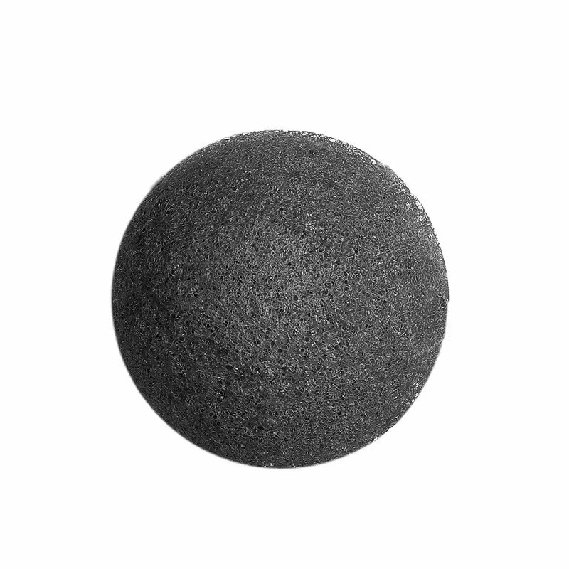 Конжаковая губка для умывания Black