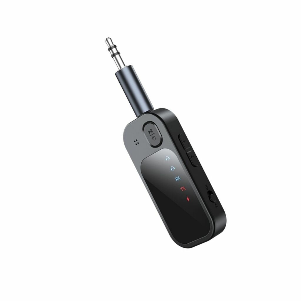 Беспроводной аудио передатчик и приемник, совместимый с Bluetooth 5.4, радиус действия 30 футов, для наушников, телевизора, использования в самолетах