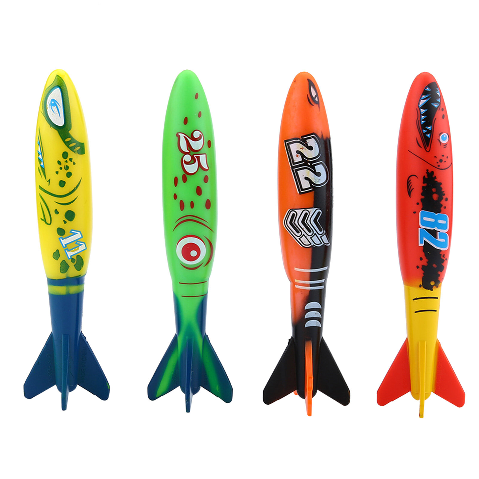 Игрушки для Плавательного Бассейна 4шт В Форме Шахты, Игрушки Для Дайвинга, Подводное Развлечение для Тренировок по плаванию