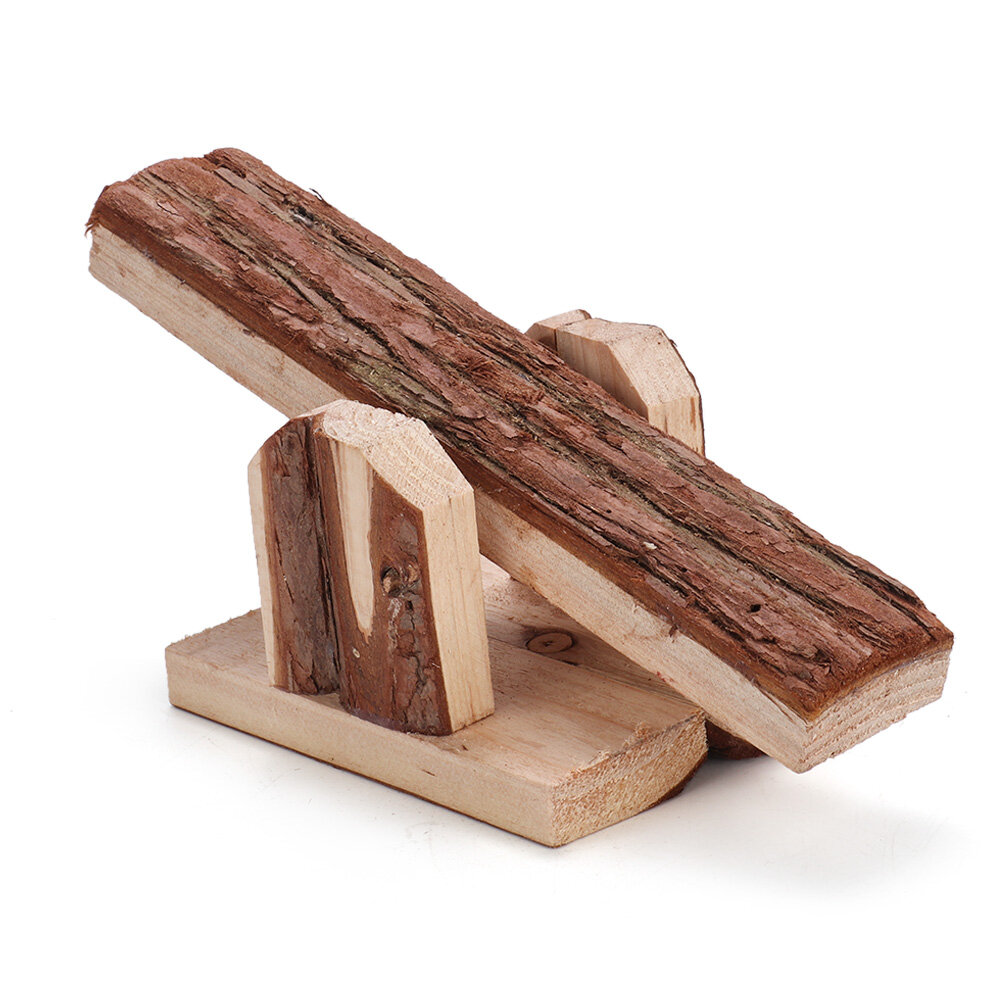 Игрушки-качели из натурального дерева для маленьких животных: кроликов, мышей, крыс, морских свинок, хомяков