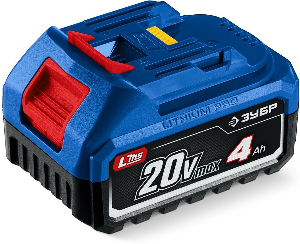 ЗУБР 20 В, 4.0 А ч, аккумулятор LMS (АКБ-20-4)