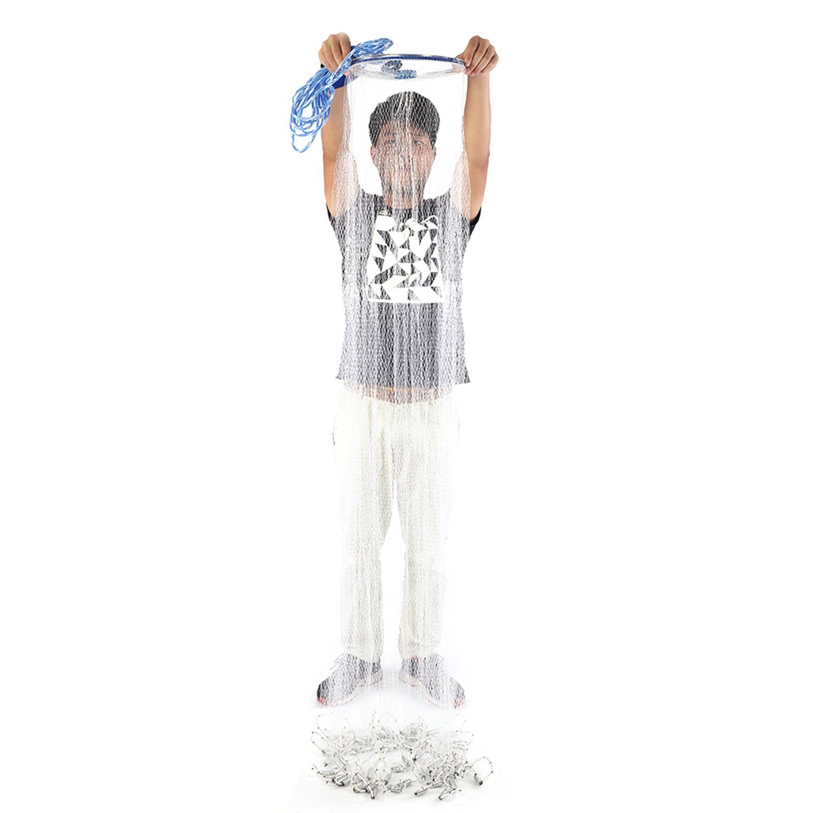 Нейлоновая рыболовная сеть 4.8м американского типа