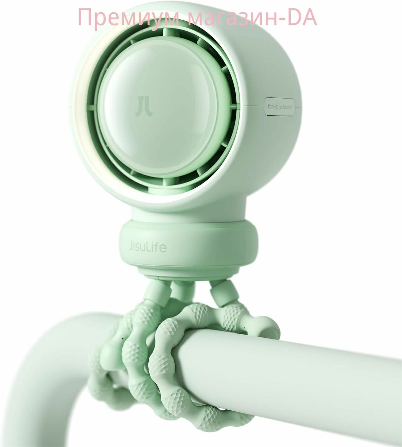 ZSHA Портативный перезаряжаемый охлаждающий вентилятор, технология turbo airflow, ночник, пищевой, в подарок маме / папе / другу