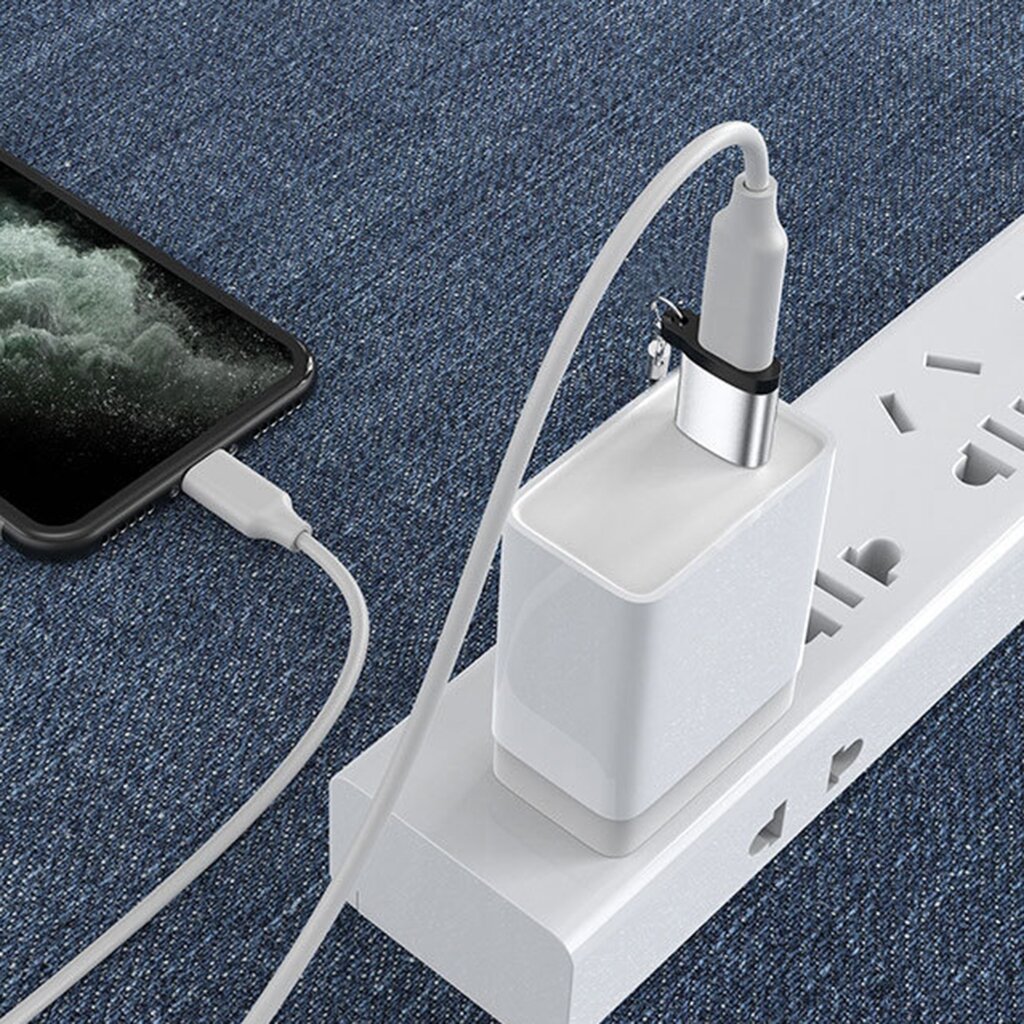 Адаптер USB-C — USB-A, Черный — фото 1