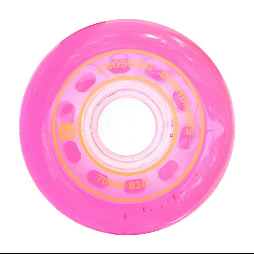 Колесо для роликовых коньков Crossing Boundaries CB 70/83A Pink, 1шт.