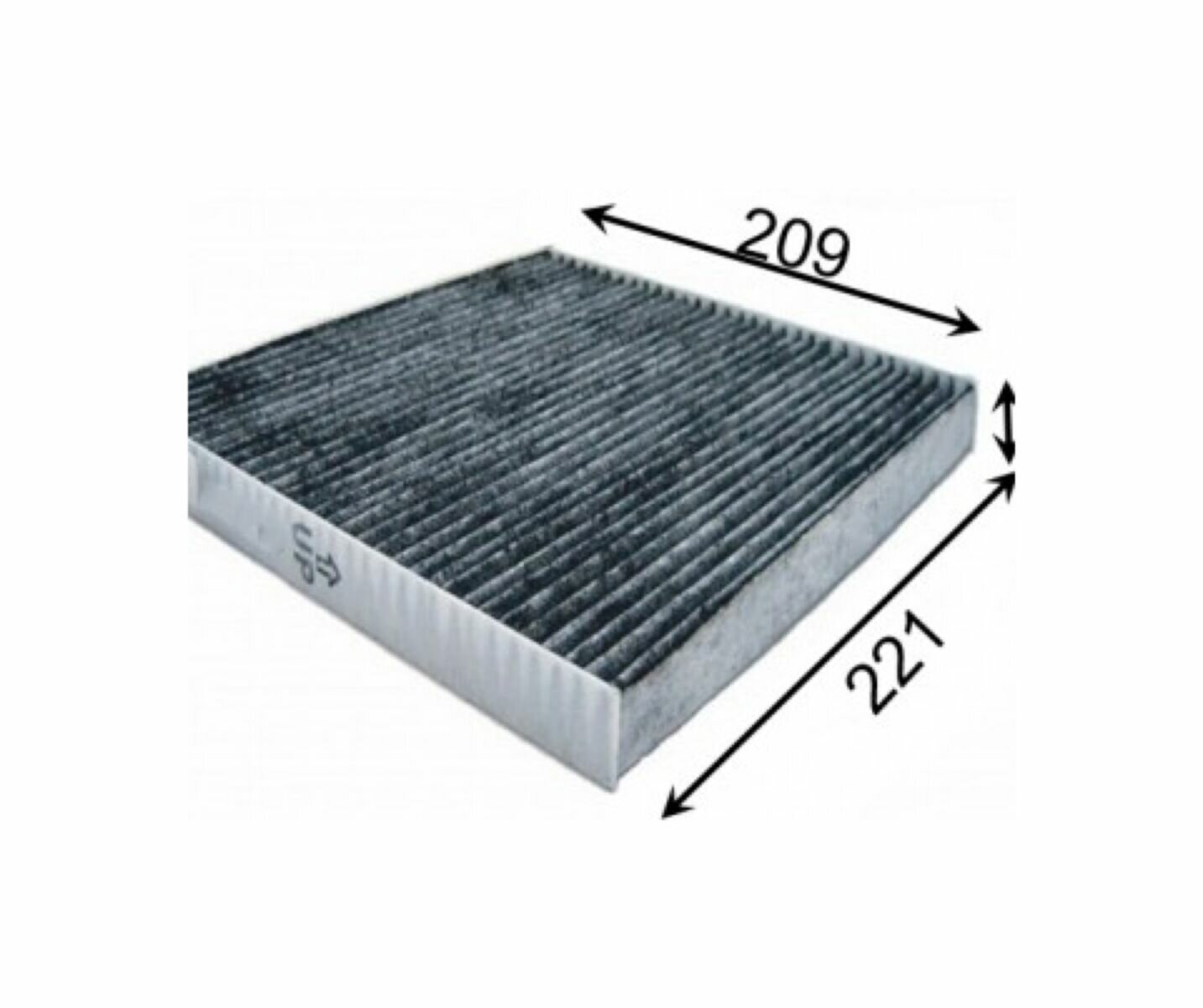 Фильтр Салона Nissan Note 1.2 2013 =>(Azumi Ac22211C)