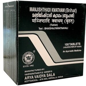 Манжиштхади Кватхам Коттаккал для крови, лимфатической системы Manjishthadi Kwatham Kottakkal