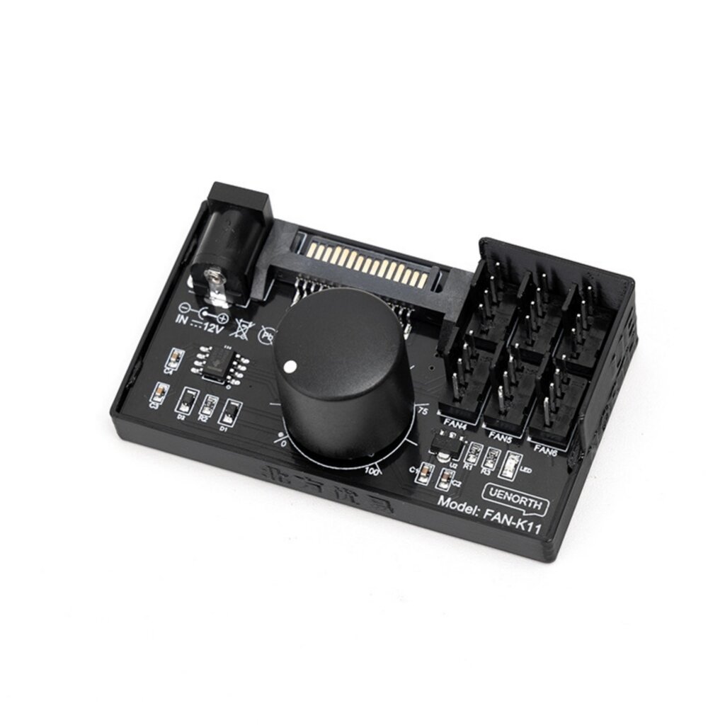 Регулятор Скорости вентилятора Power 4Pin Регулятор Скорости Вентилятора NAS-Сервер Регулятор Скорости Вентилятора Плата Регулирования Скорости